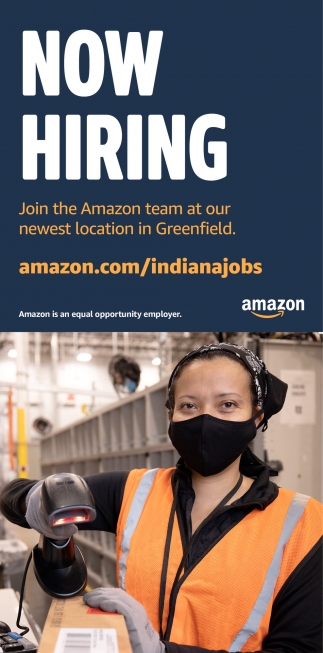 Now Hiring, Amazon, Greenfield, IN