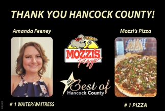 Thank You Hancock County!, Mozzi's Pizza , Greenfield, IN