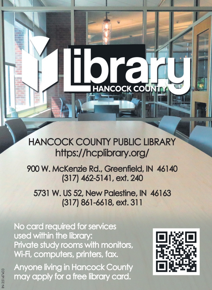 Hancock County Public Library, Hancock County Public Library ...